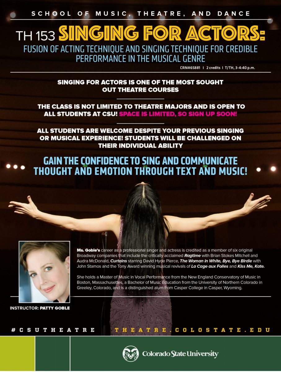 Sign up for one of the most popular theatre classes: Singing for Actors ...